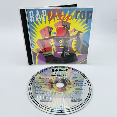Rap Rap Rap (Various Artist CD, 1988, K-Tel) EPMD, Public Enemy, LL ...
