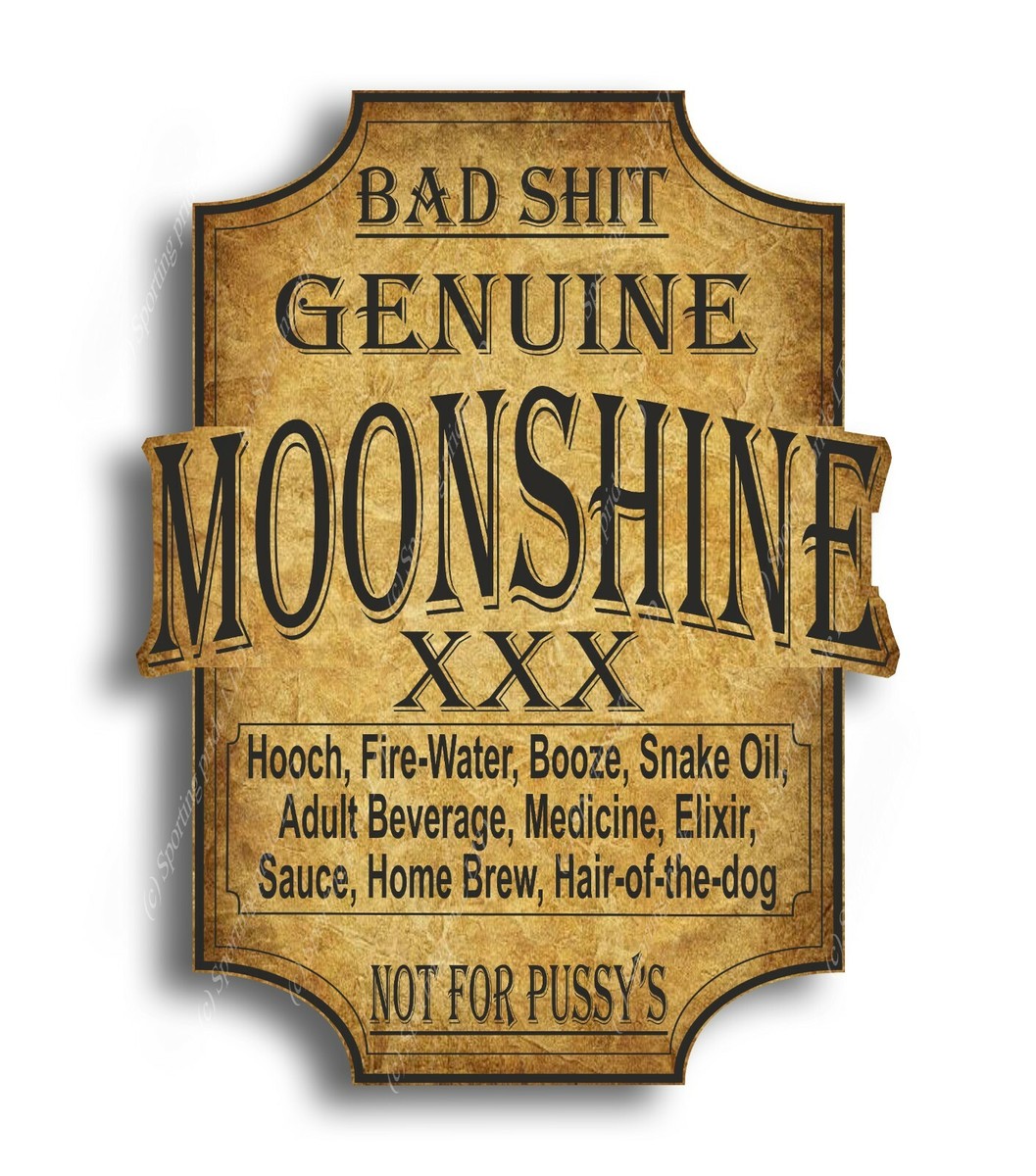 Moonshine Bottle Labels