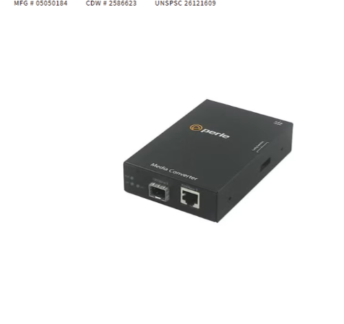OEM PERLE S-1000-SFP Gigabit Media Converter 1000Base-T 1000Base-X ...