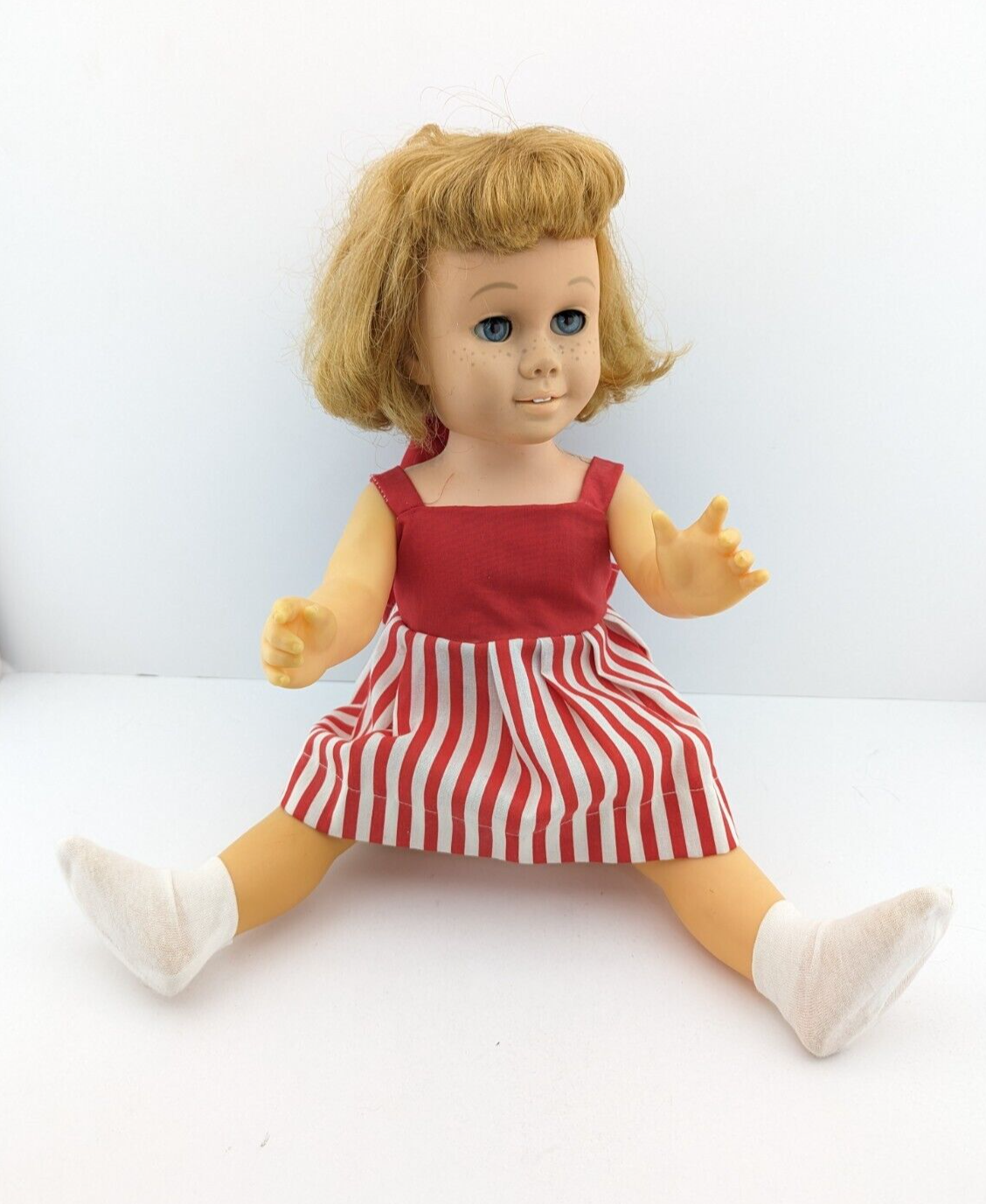 Mattel 1960's - Blonde Hair Blue Eyes Chatty Cathy Doll - Voice Broken ...