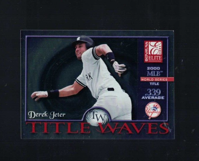 2001 Donruss Elite Title Waves Derek Jeter #TW-25 #/2000 (P) | eBay