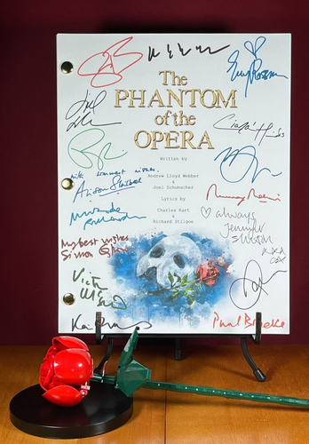 Phantom of the Opera Script Signed- Autograph Reprints- Gerard Butler ...