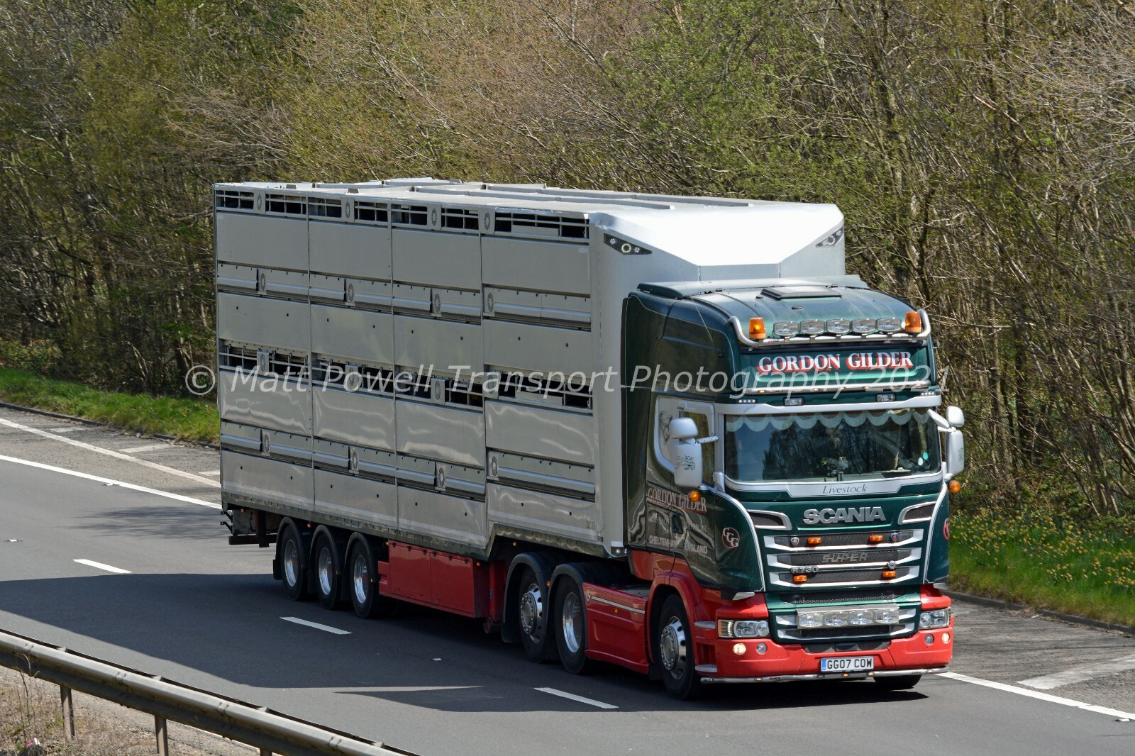 Truck Photo 12x8 - Scania R730 - Gordon Gilder - GG07 COW | eBay UK