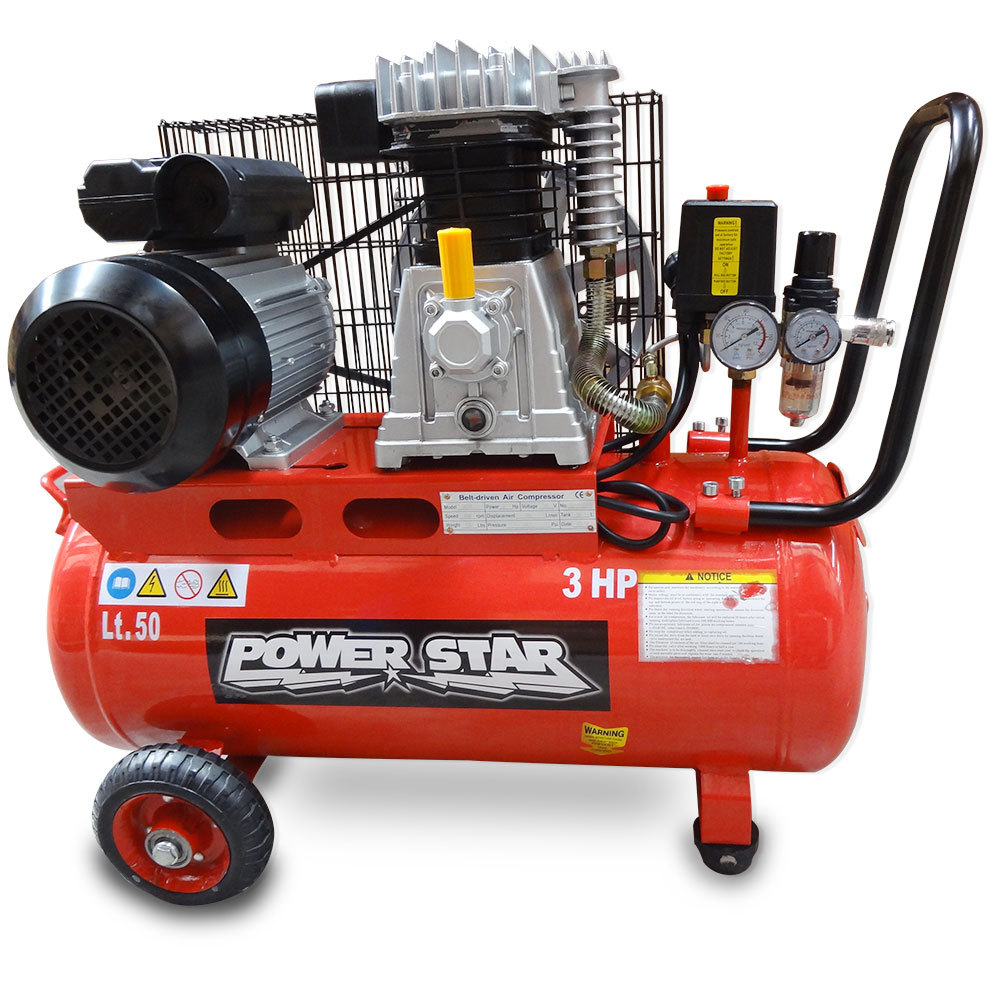 Belt Driven 3 horse power 12CFM Air Compressor Portable 300L/min ...