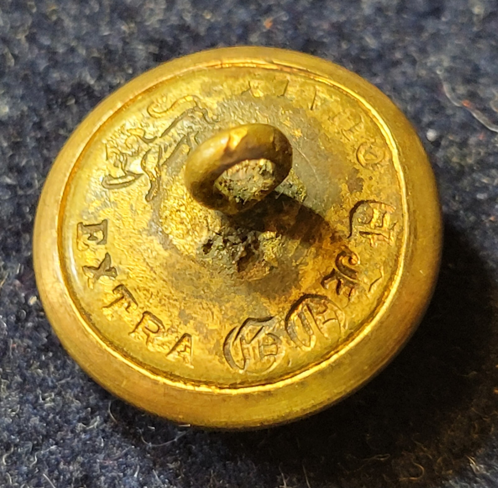 CIVIL WAR ERA CONFEDERATE SOUTH CAROLINA PALMETTO GUARD BUTTON ALBERT ...