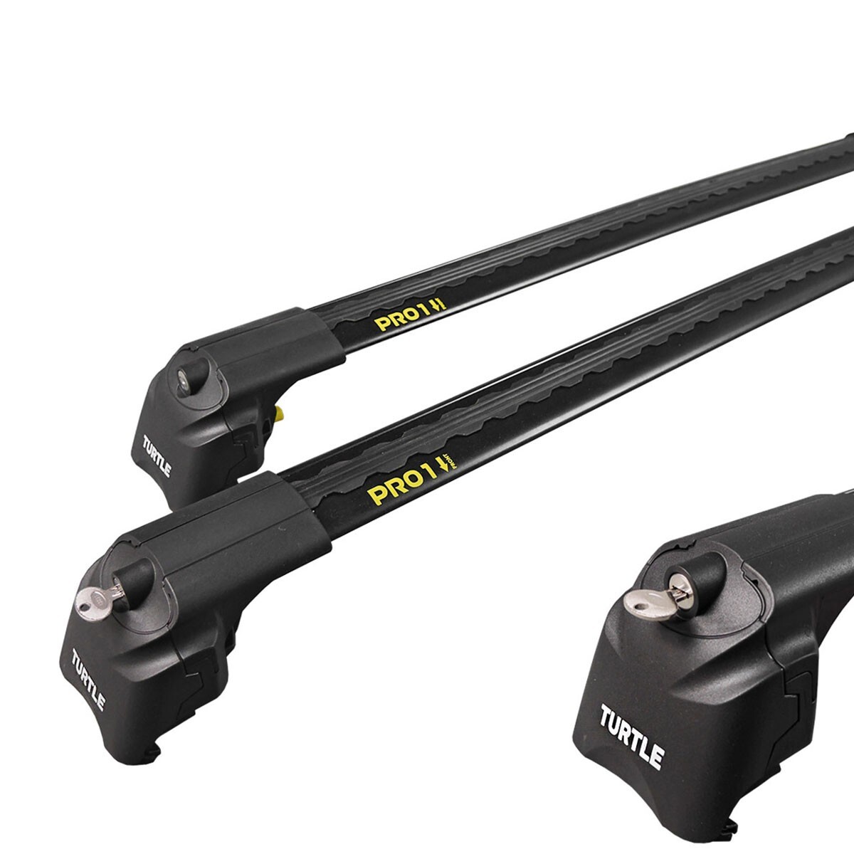 Aluminium Roof Rack Cross Bar Set for Audi A6 Avant C6 2004-2011 Black ...