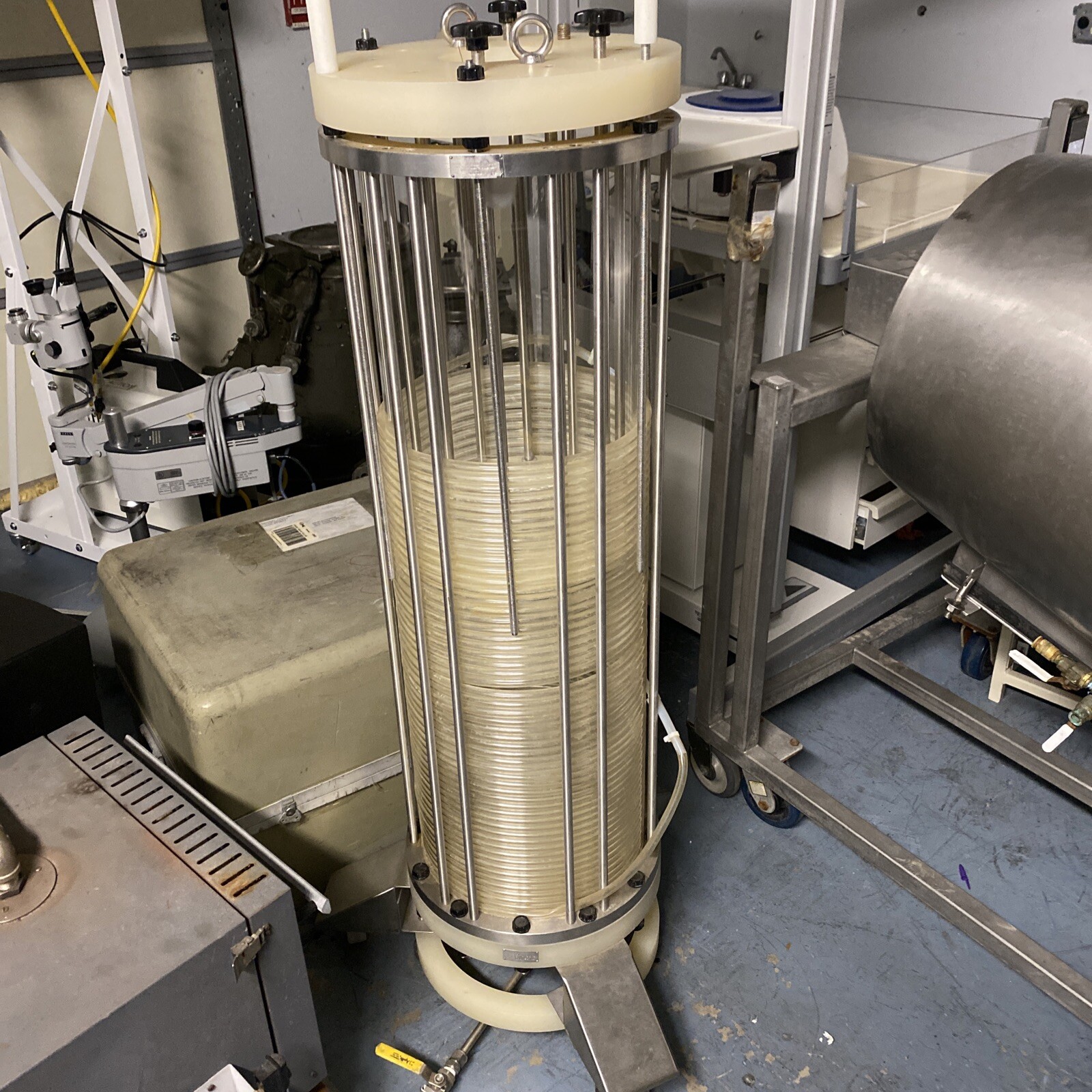 Large Millipore QVF Borosilicatglass Chromatography Column | eBay