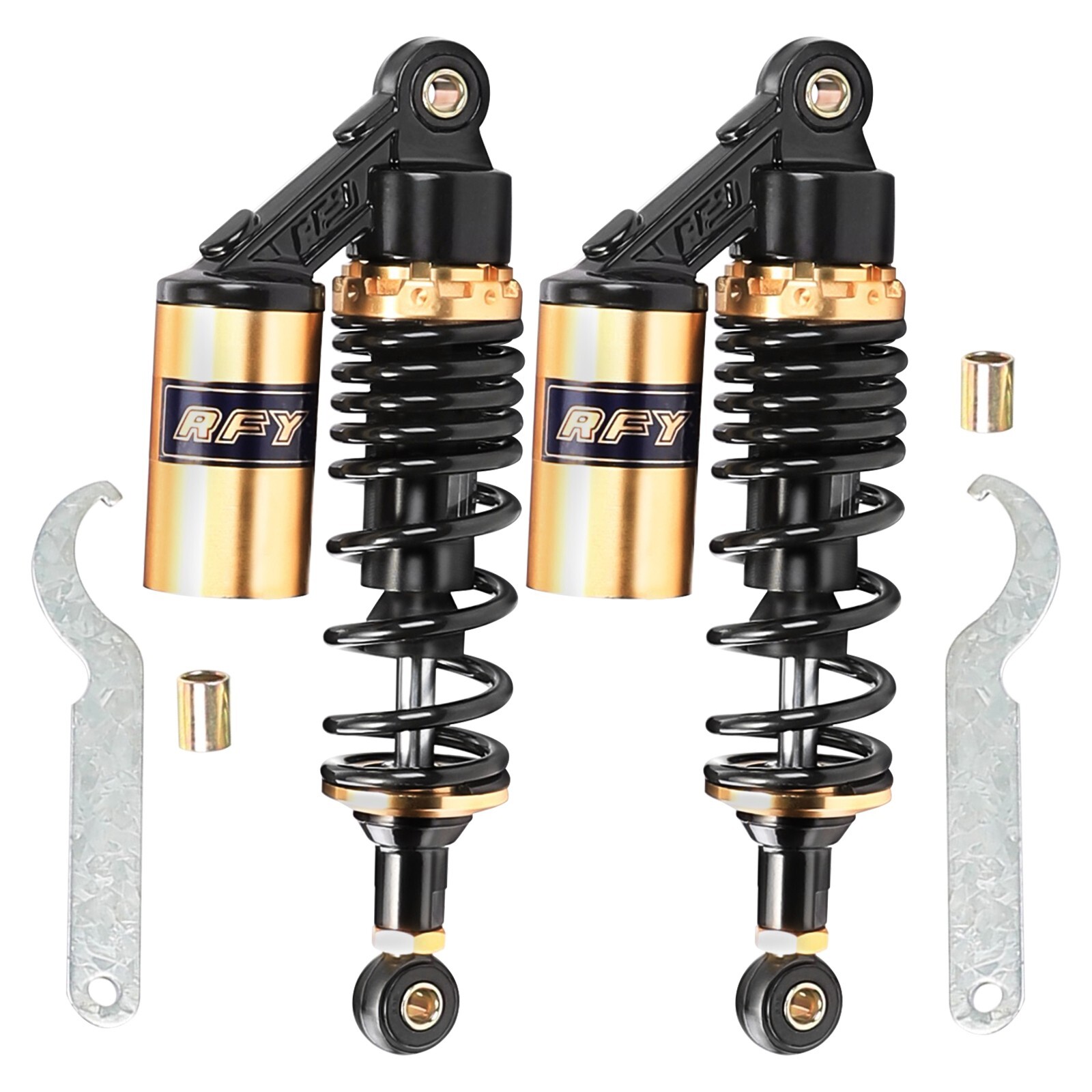 Pair 280mm Air Shock Absorber Rear Suspension For Motorcycle Dirt Pit ...