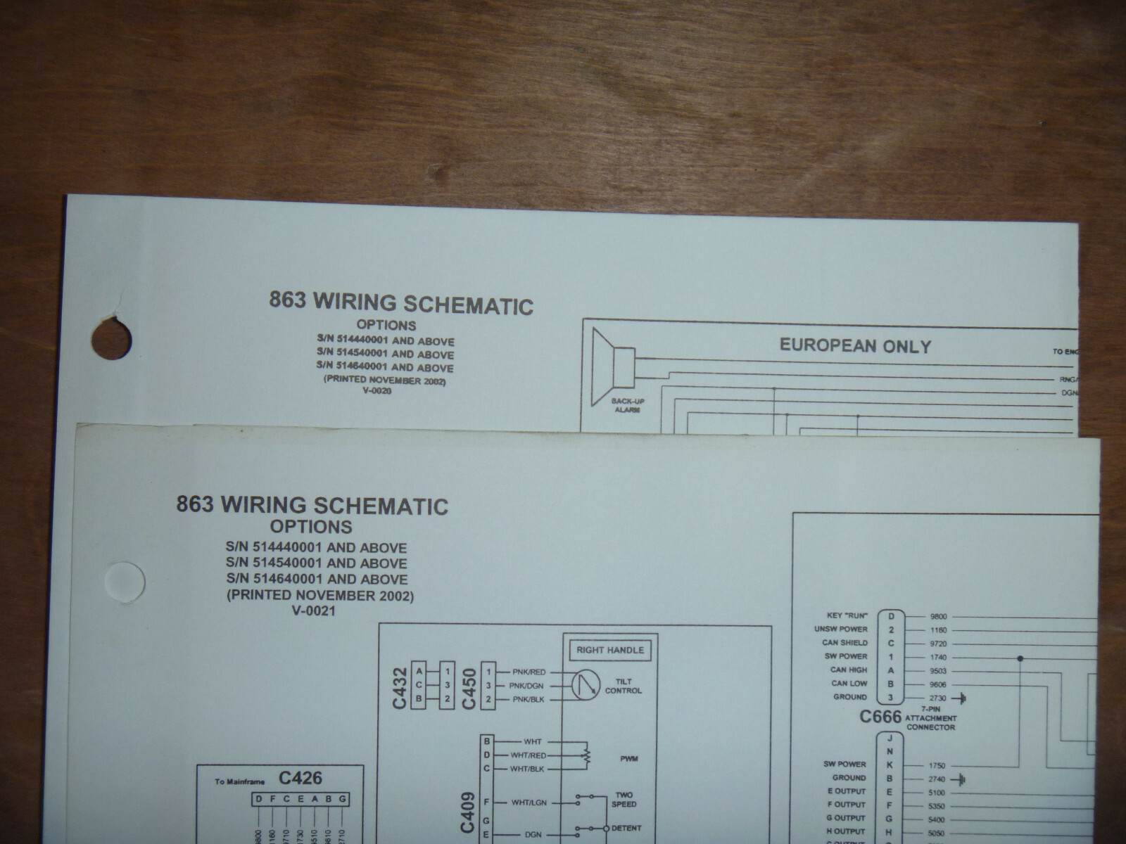 Bobcat 863 Skid Steer Electrical Wiring Diagram Schematic Manual SN ...