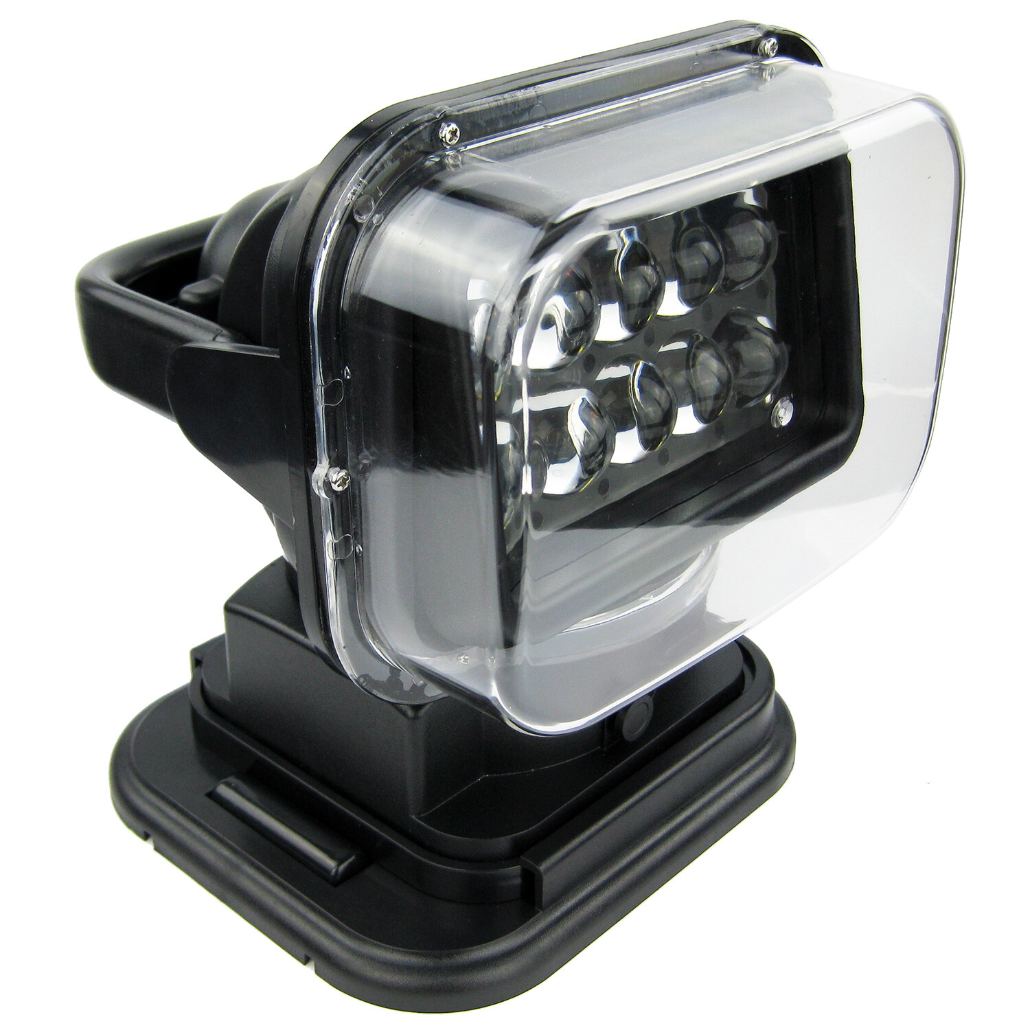 50W LED Remote Control Spot Light Boat Searchlight Marine Offroad Truck ...