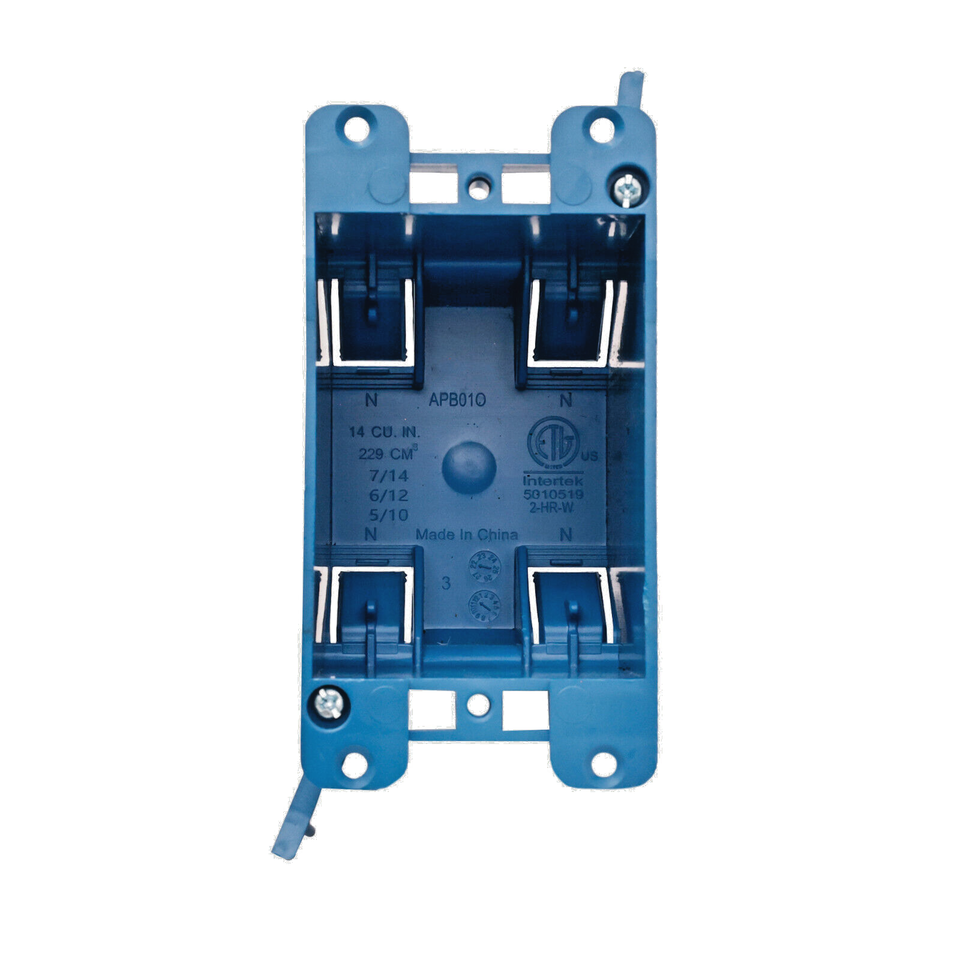 5-Pack 1-Gang Electric Outlet/Switch Box Old Work Remodel ETL 14 Cu In ...