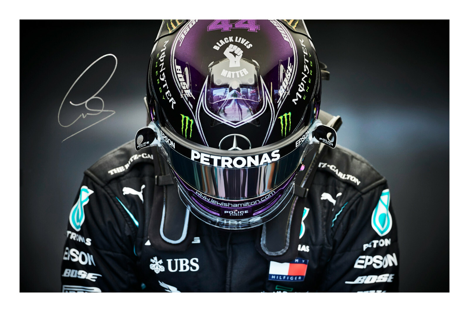 Lewis Hamilton Signed A4 Photo Print Autograph Formula 1 7 Times World ...