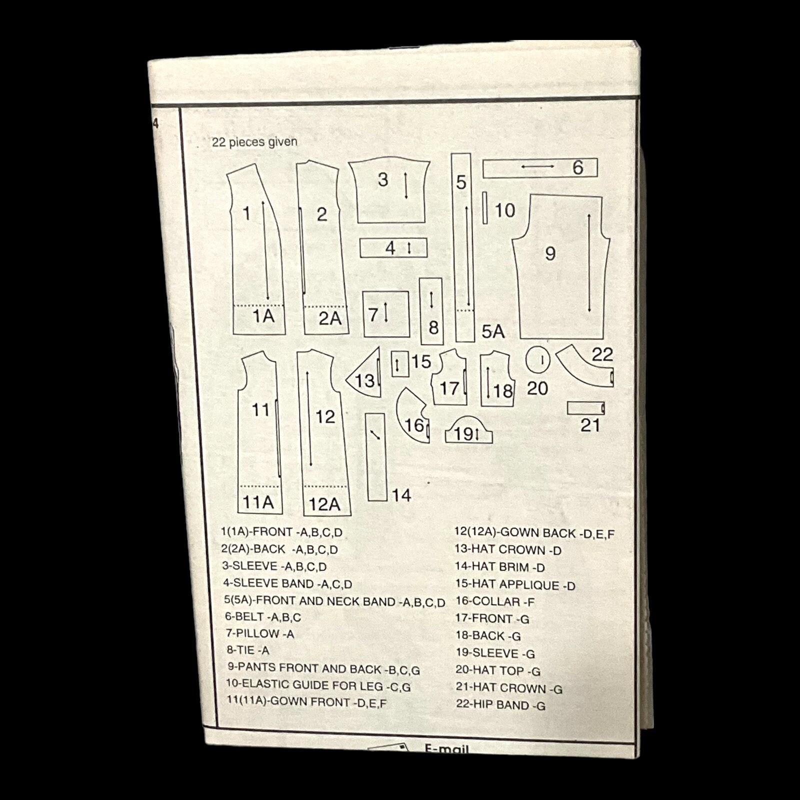 Simplicity Pattern 8311 Costumes Egyptian Jeanie Wizard Rome Asian Sz S ...