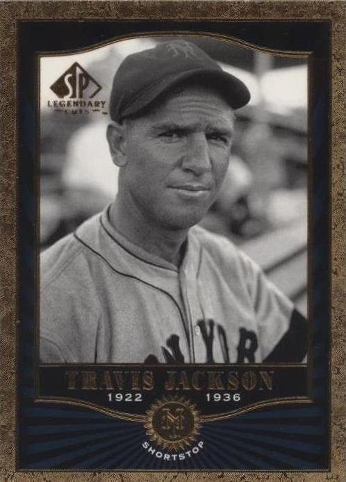 2001 SP Legendary Cuts - Travis Jackson #44 for sale online | eBay