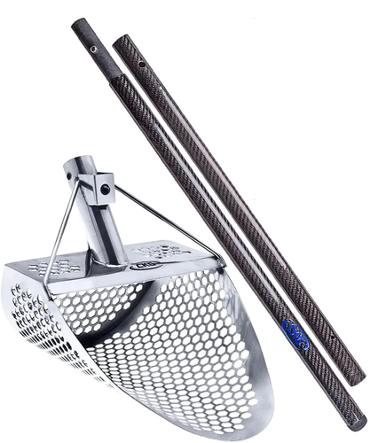 CKG SAND SCOOPS HEX-10 SCOOP WITH CARBON FIBER TRAVEL SAND SCOOP POLE ...