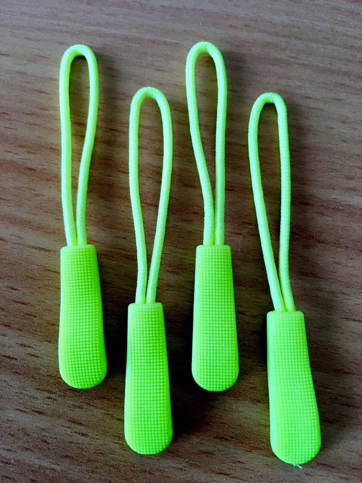 4 x Hi Vis Zip Tag Puller Extend Replace for Berghaus Rukka Rab Jack ...