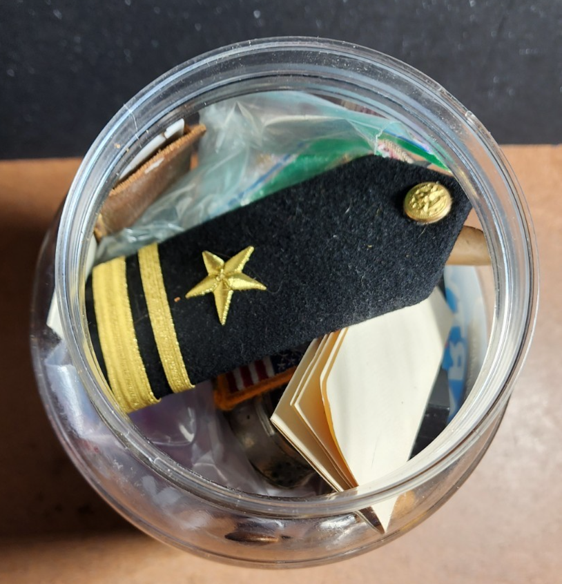 Big Junk Drawer / Junk Jar Lot - Pins, buttons, Patches, Jewelry ...