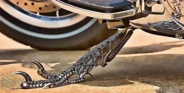 Image Custom Kickstand for Harleys and Custom Bikes TALON | eBay