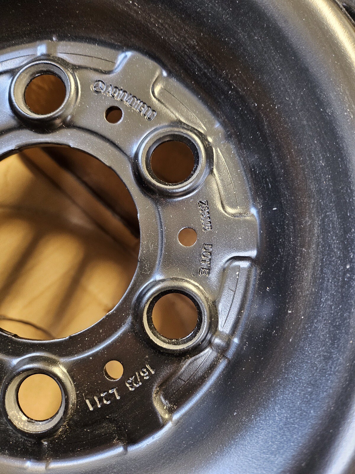 NEW 3X MERCEDES SPRINTER W906 Steel Wheel Rim 6,5J x 16" Matt Black ...