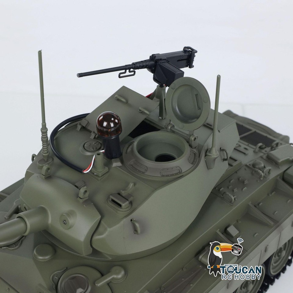 Tongde 1/16 M24 Chaffee RC Light Tank Electric 320° Toys Infrared ...