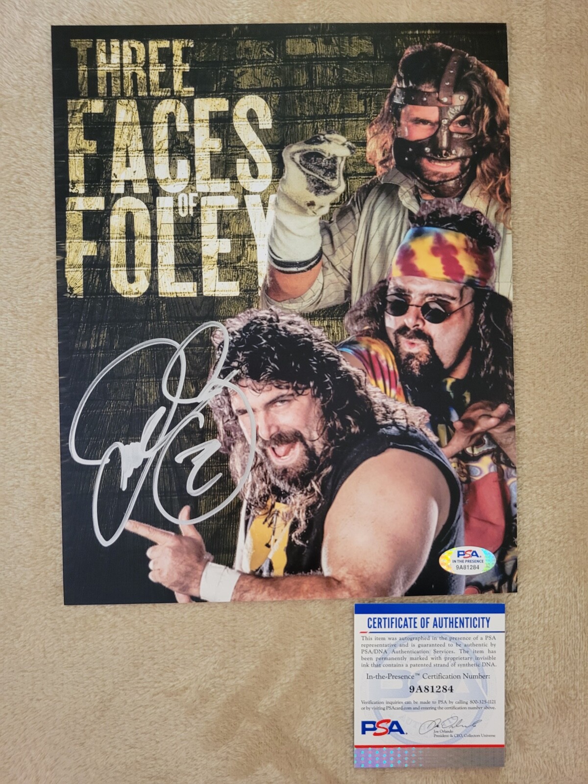 Mick Foley Autographed Memorabilia | Signed Photo, Jersey, Collectibles ...