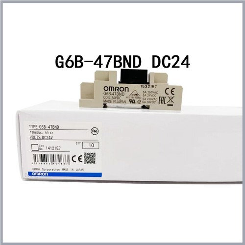 OMRON 1 PIECE new Sealed Terminal Block Relay G6B-47BND 24VDC Fast ...
