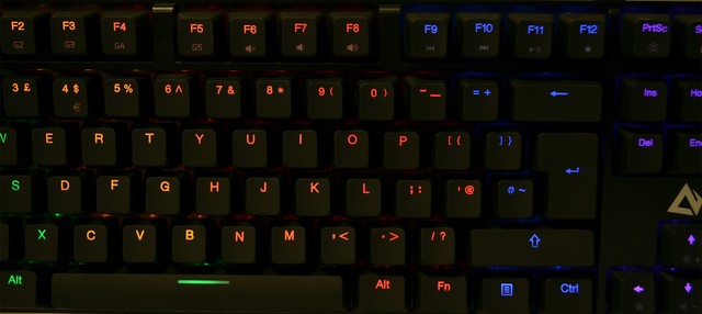 Mechanical Keyboard LED Illuminated Blue Switches Aukey KM-G16 UK ...