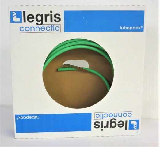 LEGRIS 1094P62 02 SEMI-RIGID POLYAMIDE (PA) TUBING; 1/2 OD 100FT; GREEN ...