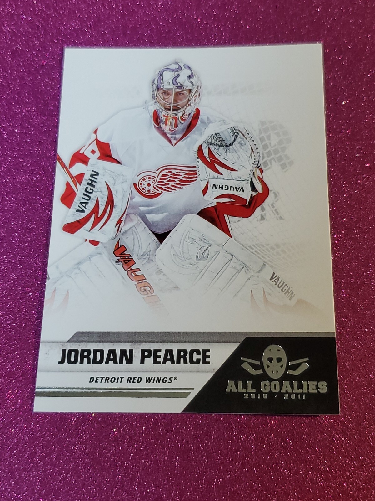 2010-11 Panini All Goalies Red Wings Hockey Card #29 Jordan Pearce | eBay