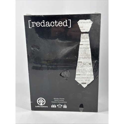 Redacted Spy Espionage Board Game 2014 LudiCreations Brand New Strategy ...