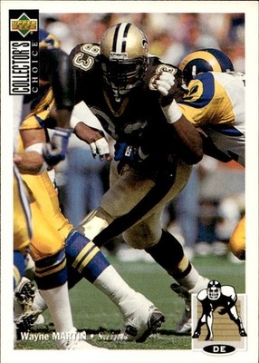 card NFL # 178 Wayne Martin Upper Deck 1994 | eBay