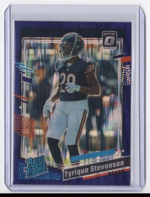 2023 Donruss Optic Rated Rookie Purple Shock Tyrique Stevenson Rookie ...