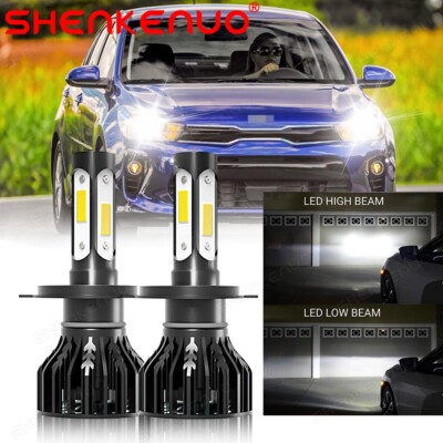 4sides For 2001-2020 Kia Rio 9003 H4 LED Headlight Kit Light Bulbs High ...