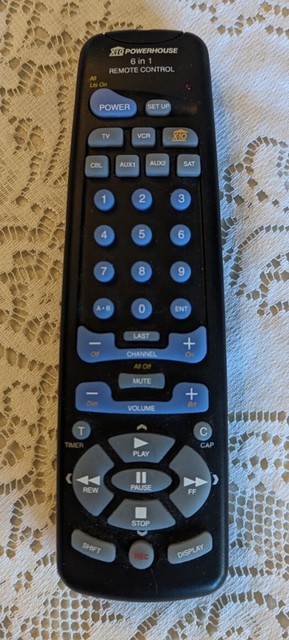 X10 Powerhouse 6 in 1 SuperRemote Remote Control Ur19a-c for sale ...