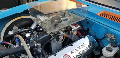 LRT Hood Scoop Lexan Clear Single 4500 Holley Dominator Carb Drag Race ...