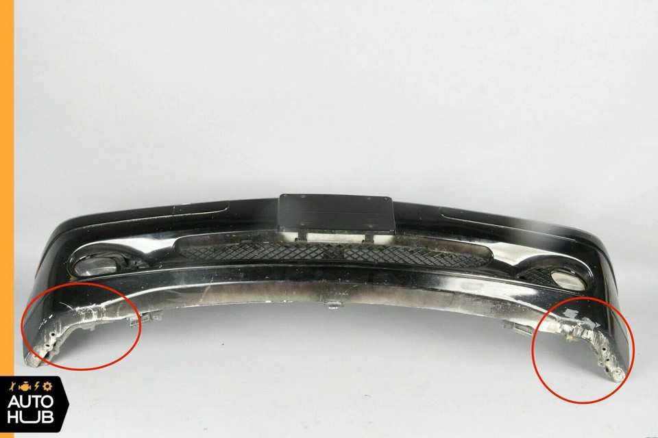01-04 Mercedes W203 C320 C230 C240 Base Front Bumper Cover Black OEM | eBay