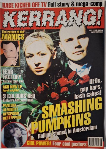 Kerrang (May 4, 1996) Smashing Pumpkins/Chris Cornell/3 Colours Red ...