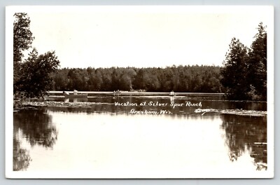 Gresham Wisconsin~Rowboating Lower Red Lake~Silver Spur Ranch, Toburen ...