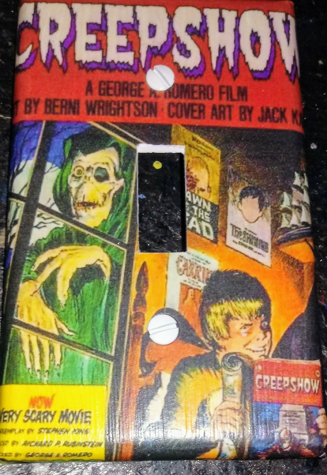 Custom Handmade CreepShow Single Toggle Light Switch Cover | eBay