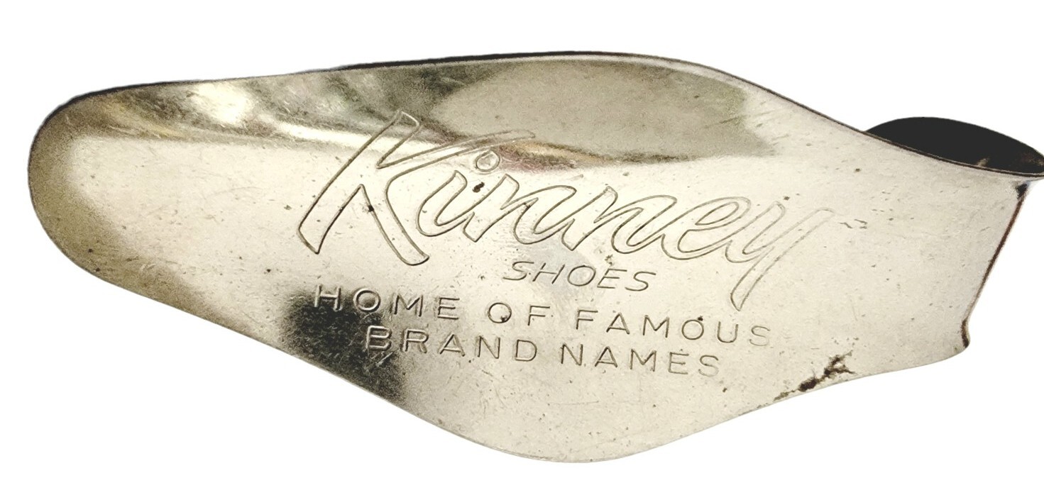 KINNEY Shoes SHOE HORN METAL Home of Famous Brand Names Vintage ...