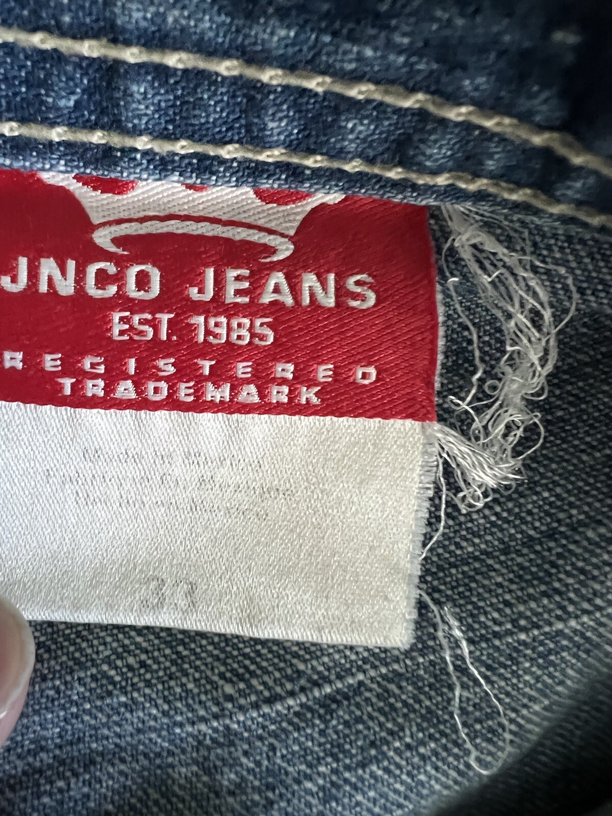 Vintage Jnco Jean Shorts Embroidered Dragon Logo Jnco… - Gem