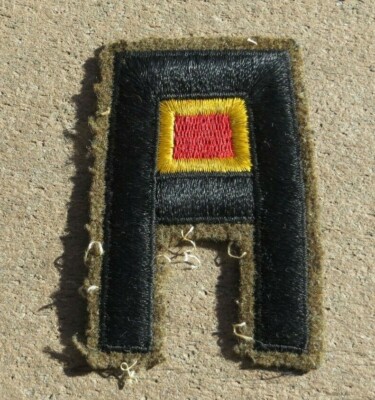 Pre WW2 US Army Military 1st Army ORDNANCE Wool Woolie Shoulder Patch ...