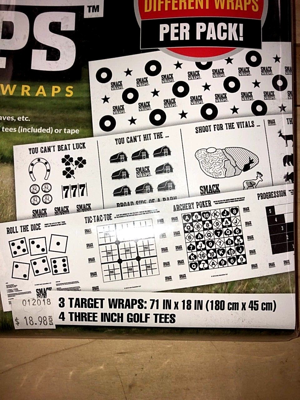 Smack Wraps Archery Target Wraps. GIVES NEW FACE TO YOUR OLD TARGETS ...