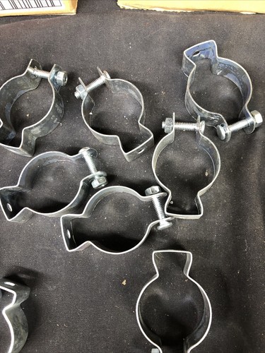 7-B-LINE ZINC PLATED FITS 1-1/2" EMT, 1-1/4" RIGID CONDUIT CLAMP & 4 1 ...