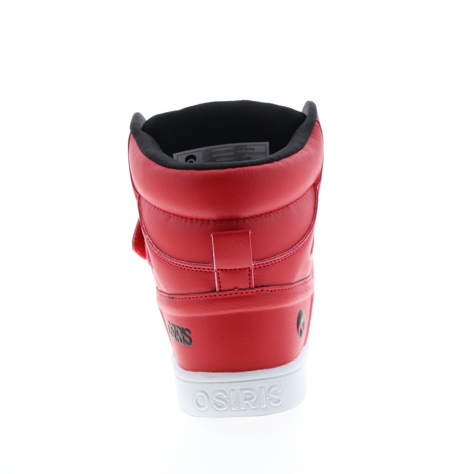 Osiris Rize Ultra 1372 1567 Mens Red Lace Up Skate Inspired Sneakers ...