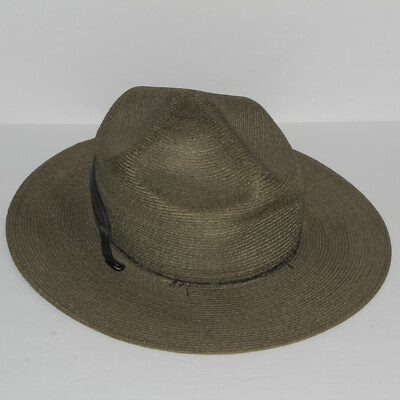Stratton Self Forming Green Straw Campaign Hat Ranger Military Police ...