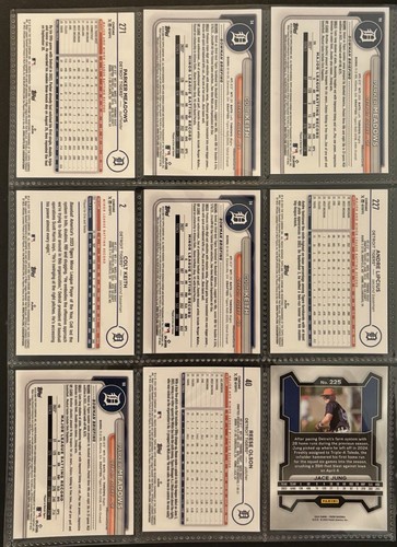 Lot of 54 Cards - Detroit Tigers Rookies and Prospects. Max, Colt, Jobe ...