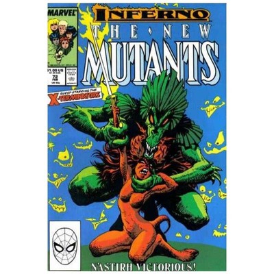 New Mutants #72 - 1983 series Marvel comics NM minus Full description ...