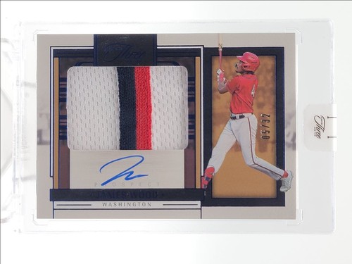 JAMES WOOD 2024 PANINI THREE AND TWO PATCH FULL COUNT AUTO /32 Q1940 | eBay