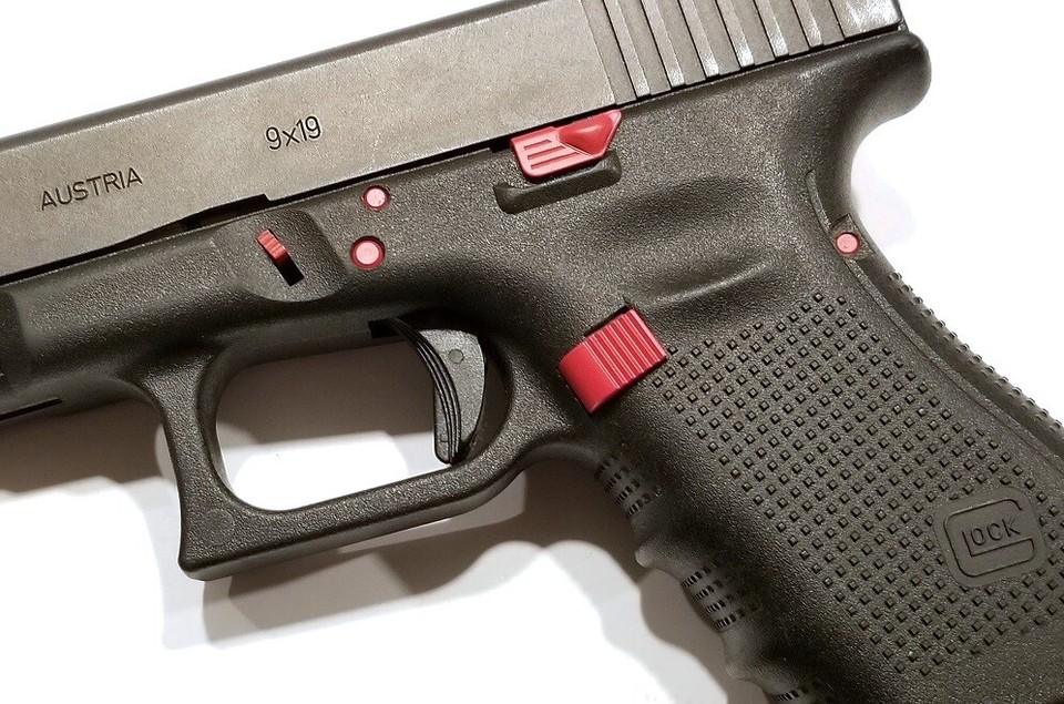 For GLOCK GEN 1 2 3 4 Extended Control Kit, Slide Stop Release, ESLL ...